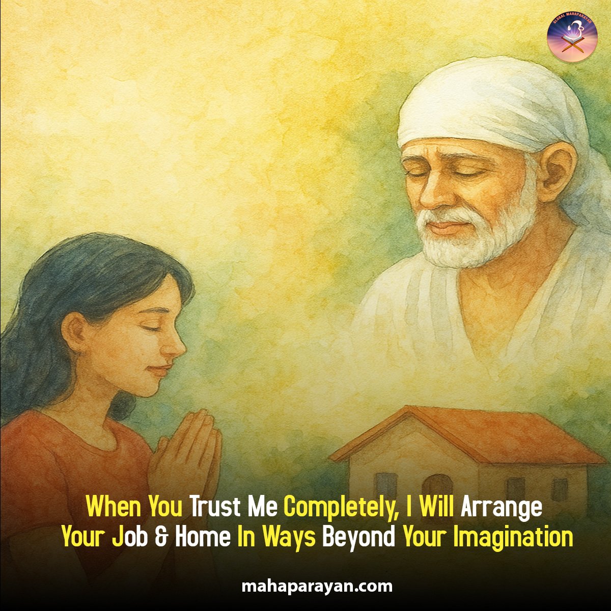 Sai Baba Arranged Free Accommodation And Job