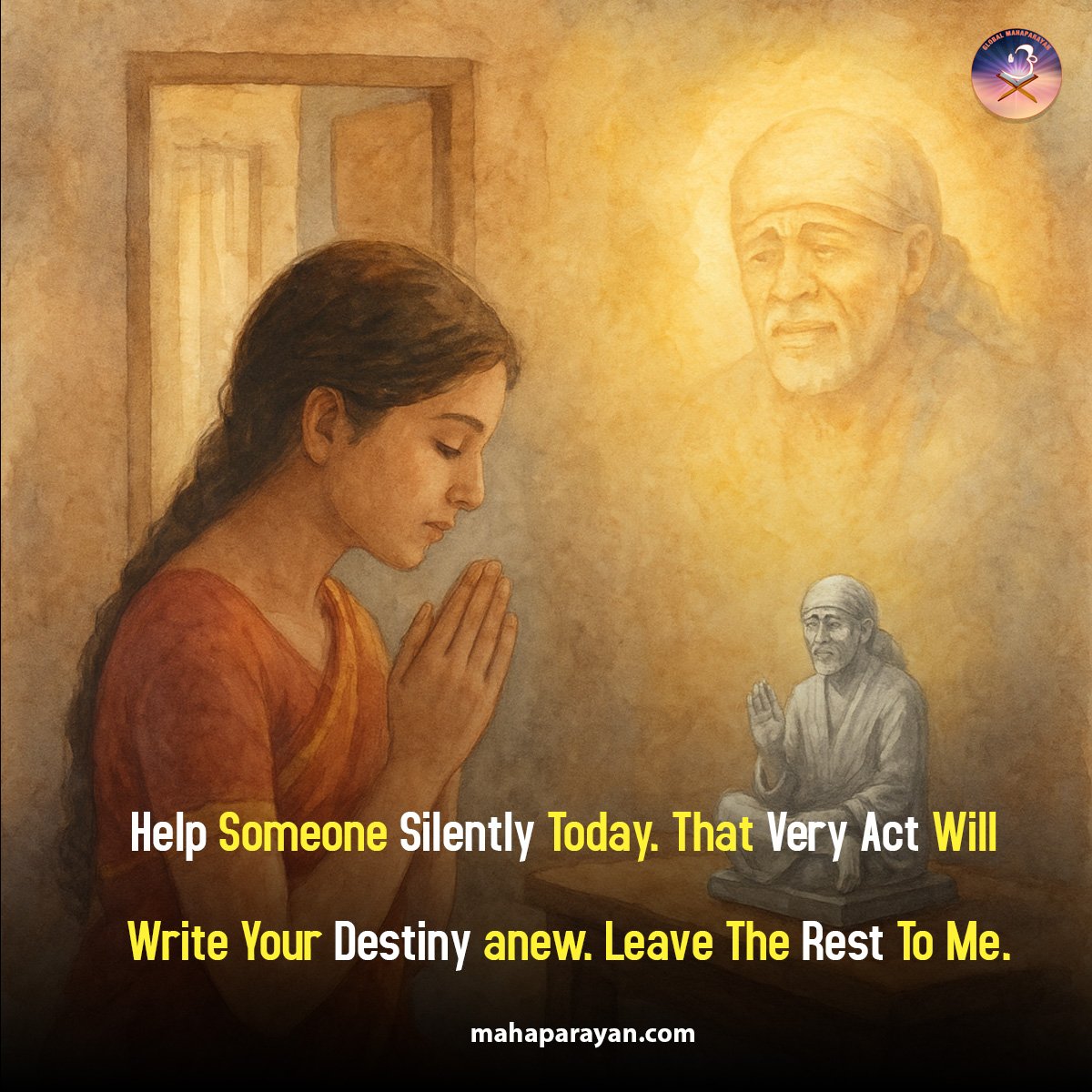 Sai Baba Came Home To Bless Us